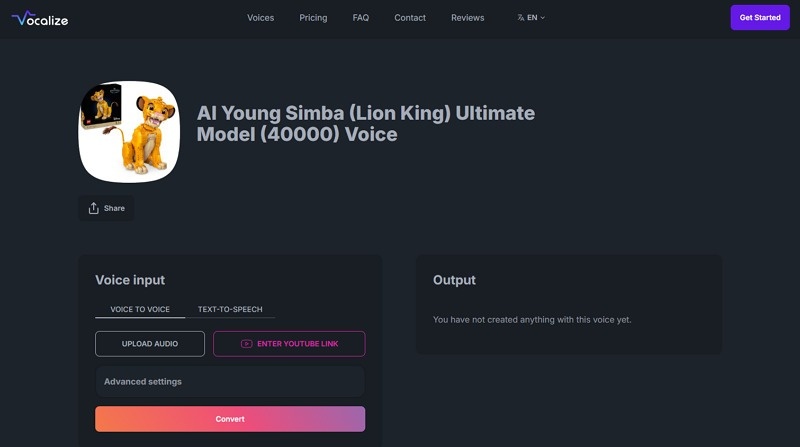 [2025] 5 Best Cub Simba AI Voice Generators